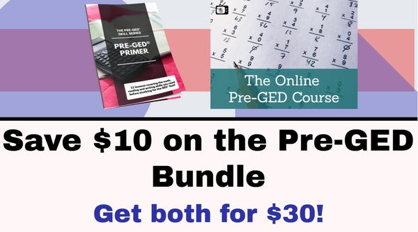 GED Prep Book | The Pre-GED Bundle | My GED Live – GED TEACHER